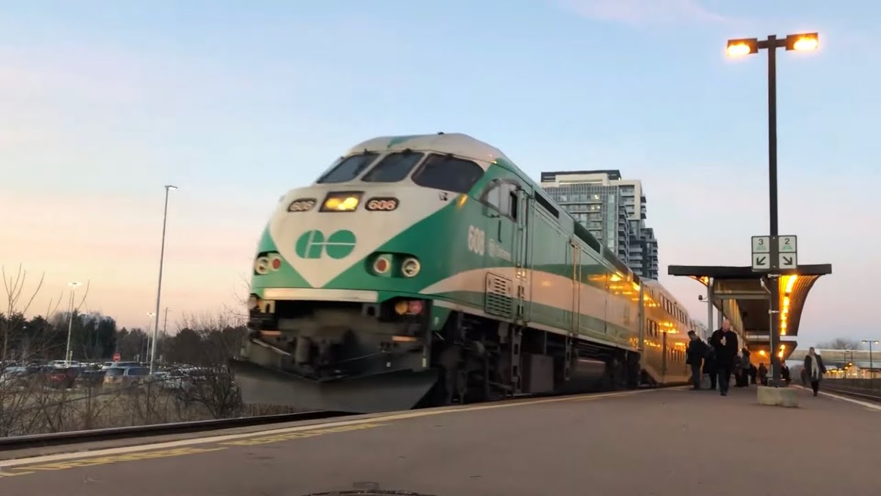 Go Train 608 Burlington go station (Nice Driver) - YouTube