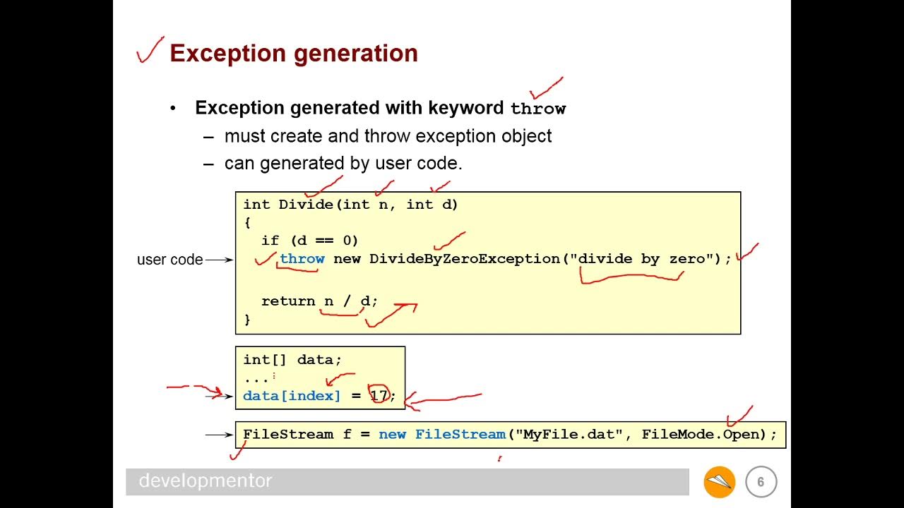 CpE311-CSharp-15-Exceptions in C#-UML - YouTube