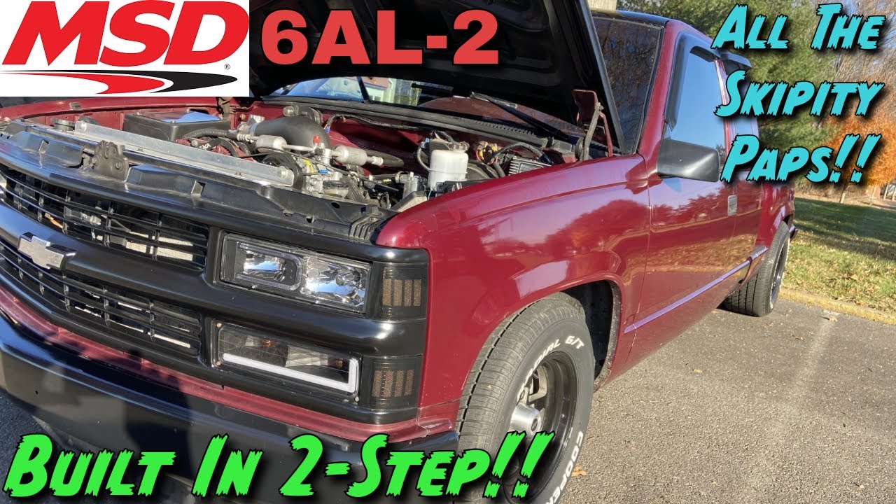 MSD 6AL 2 Install, Vortec SBC OBS Chevy Truck GMT400, My First Step In ...