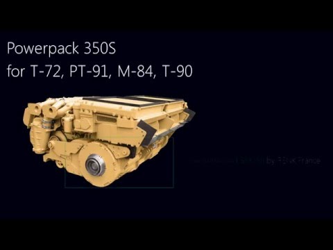 Transmision 350S RENK France & Scania - YouTube