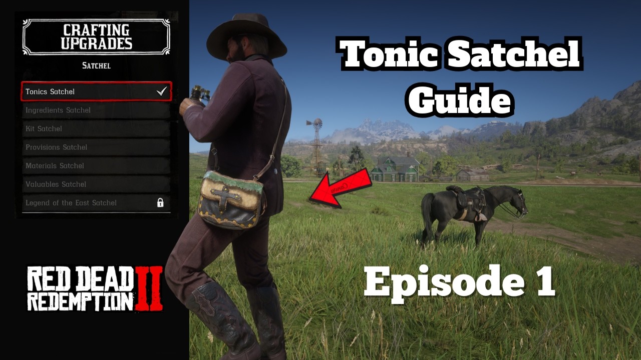 RDR2: Tonic Satchel Ep 1 - YouTube