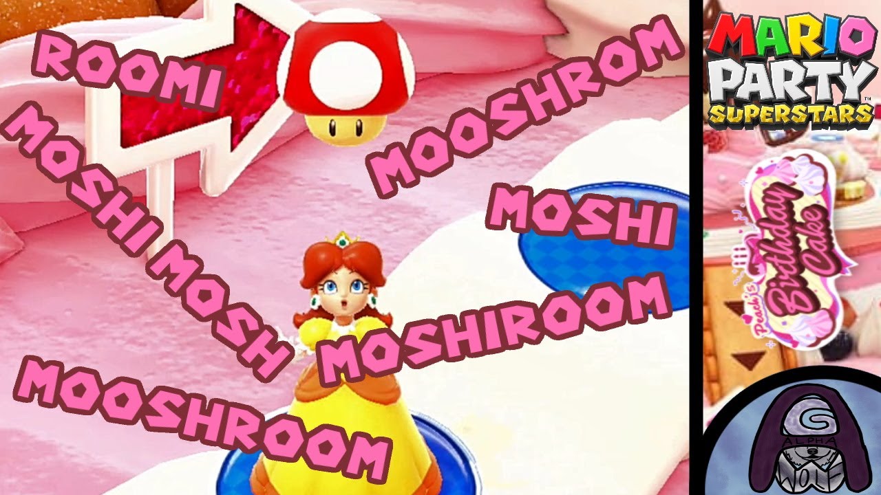 Moshi Mosh | Mario Party Superstars (Peach's Birthday Cake) - YouTube