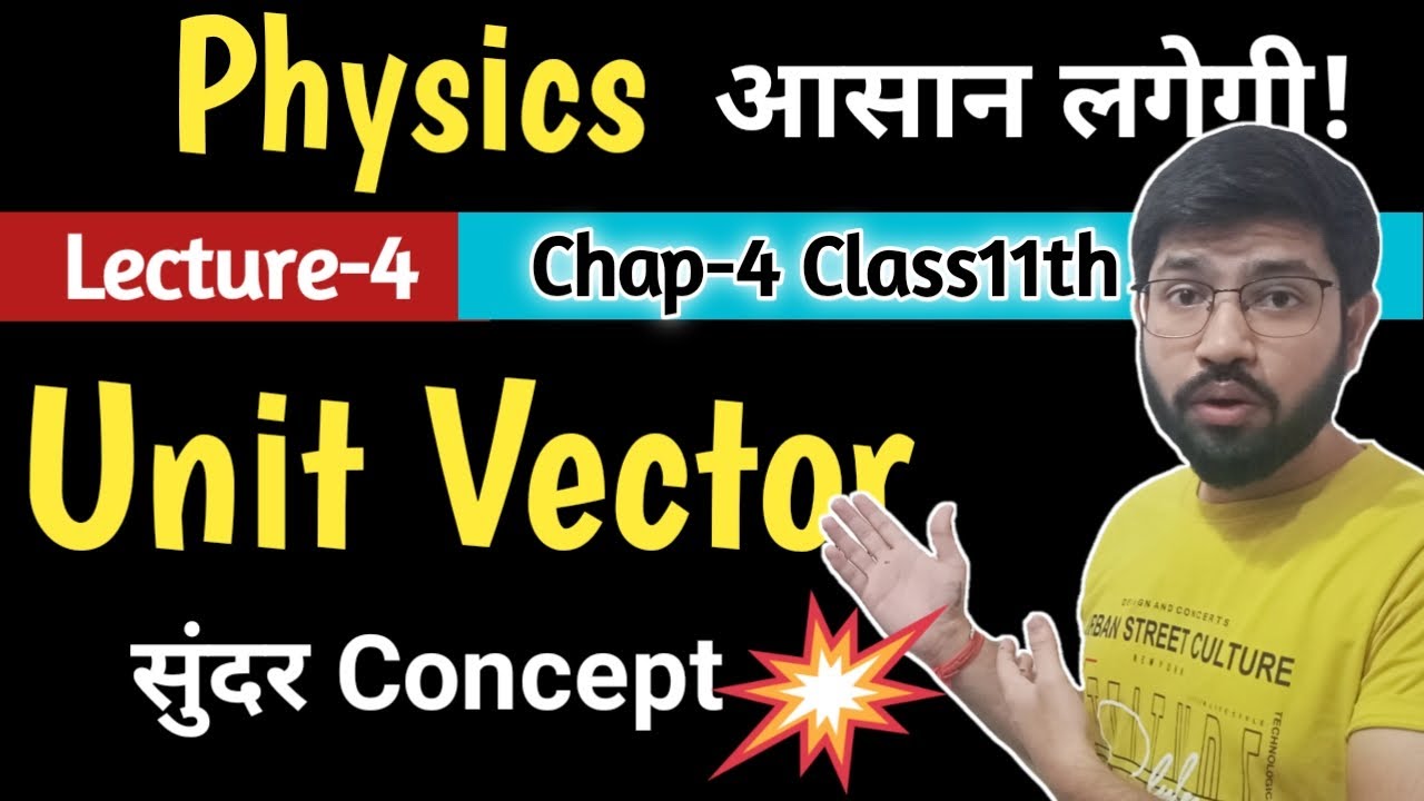 Lecture4 Chap4 What Is Unit Vector Physics Numericals On Unit lecture4-chap4-what-is-unit-vector-physics-numericals-on-unit