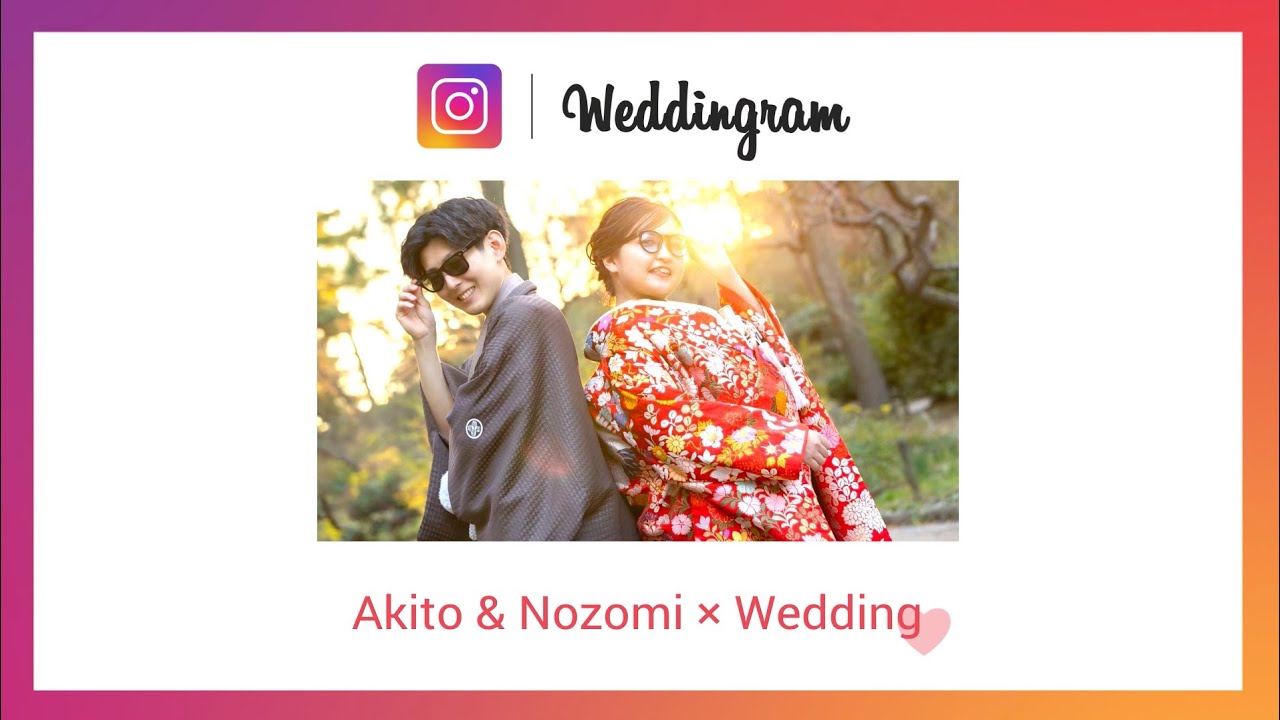 結婚式オープニングムービー「Weddingram」 - YouTube