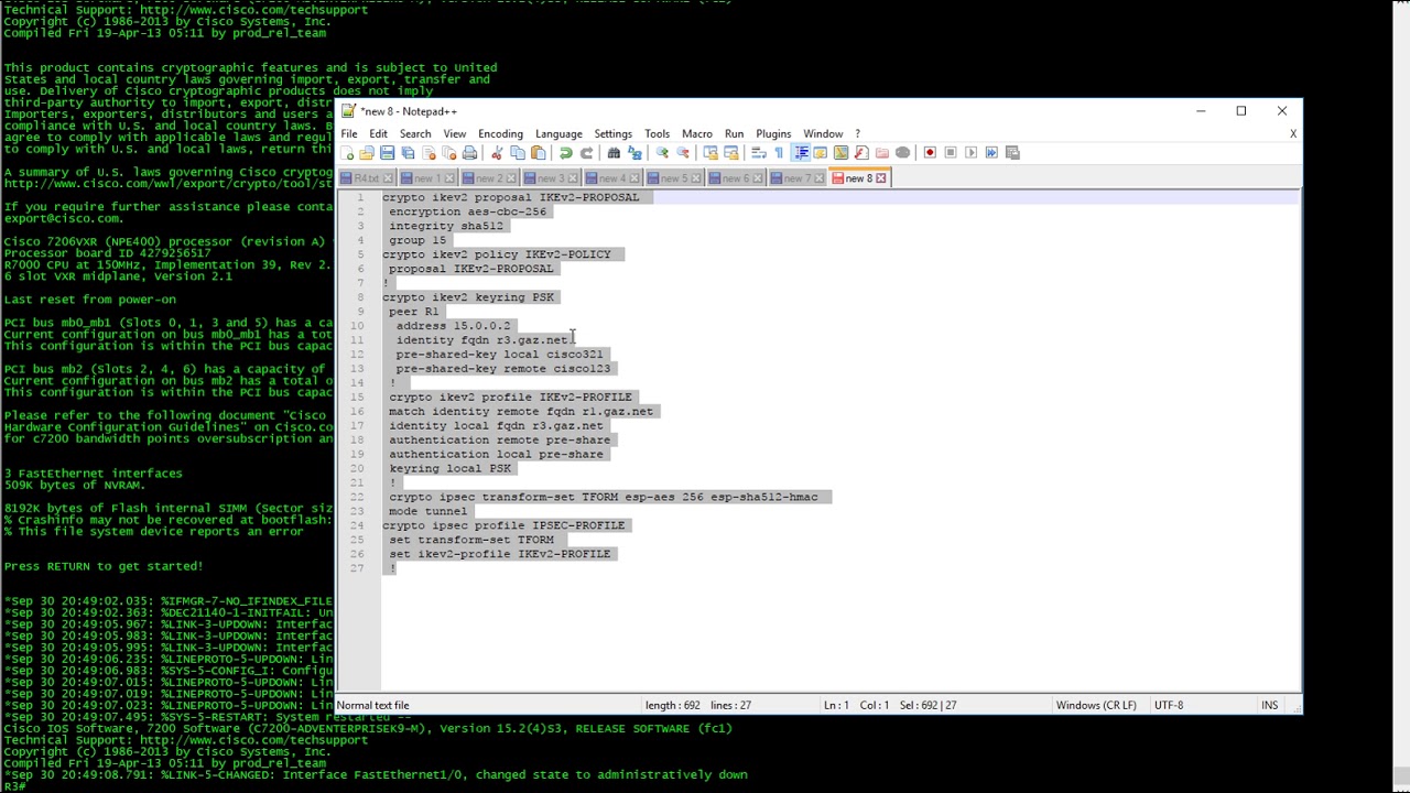 Flex VPN IKEv2 IPSEC Dynamic Virtual Tunnel Interface (CCNP Security ...