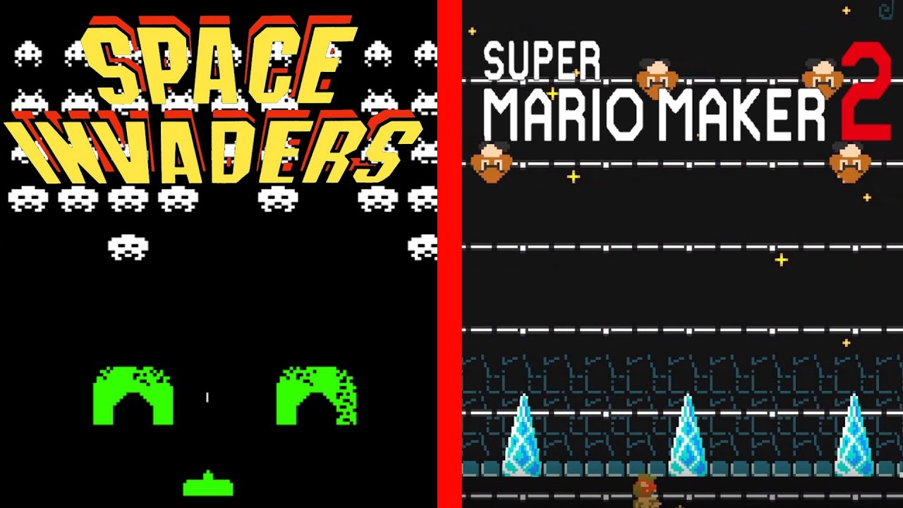 Super Mario Maker 2: Space Invaders Showcase - YouTube