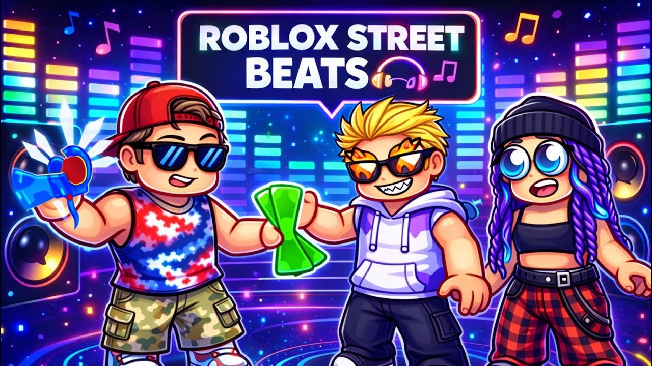 Roblox Street Beats 🎧 | Neon Bass & Urban Vibes - YouTube