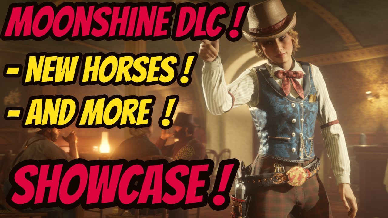 Moonshine DLC NEW HORSES ! DLC Showcase ! (RDR2) - YouTube