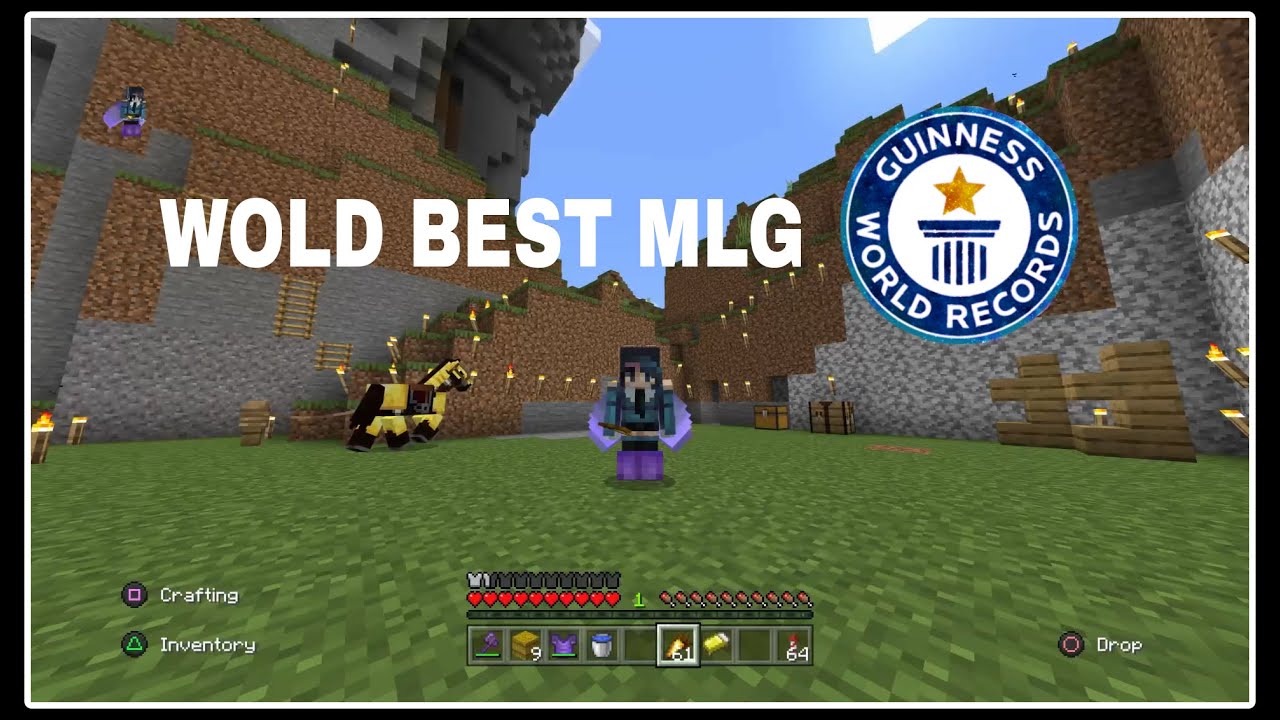 MINECRAFT MLG GUINNESS WORLD RECORDS. MINECRAFT FUN. - YouTube