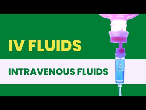 Intravenous Fluids || IV Fluids - YouTube