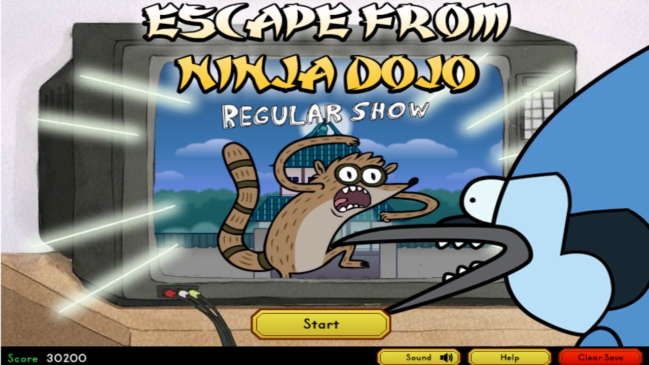 Cartoon Network Games: Regular Show - Escape From Ninja Dojo - YouTube