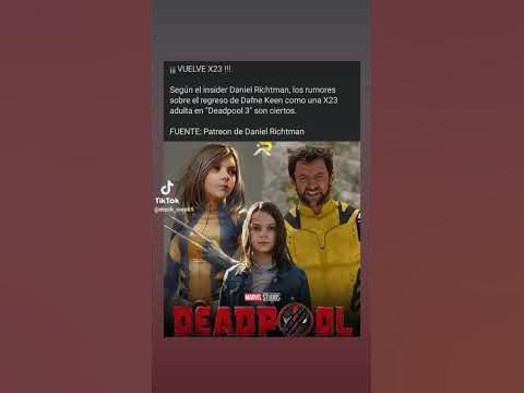 Vuelve X-23 !!! Según el insider Daniel Ritchman, los rumores sobre el regreso de Dafne Keen ...