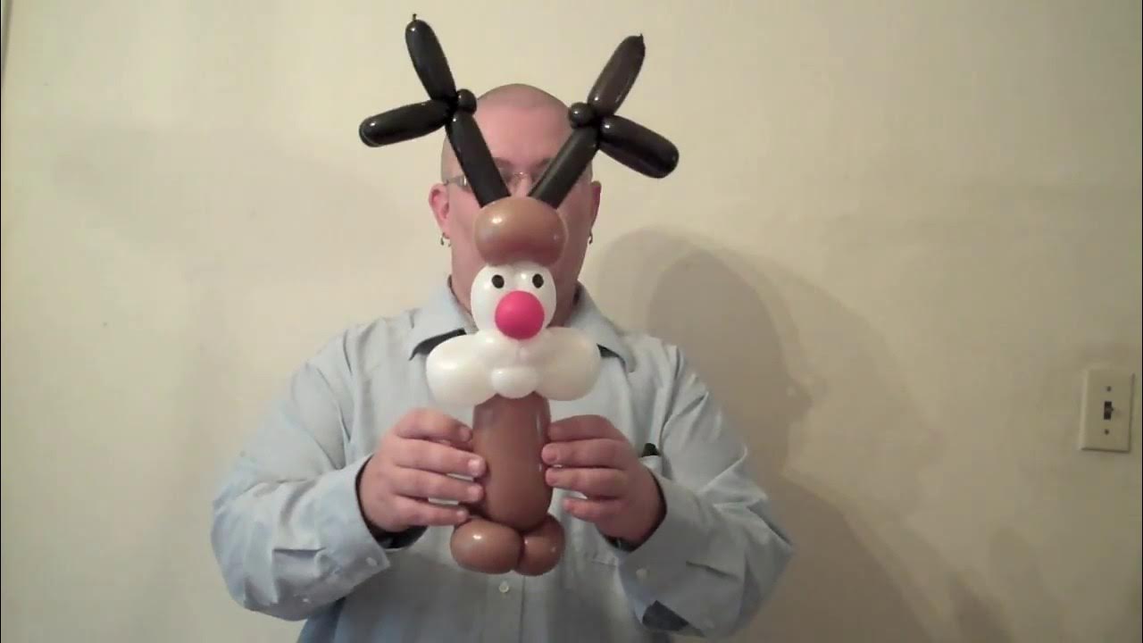 Little Rudolph the Red Nosed Reindeer Christmas Balloon | ChiTwist Chicago Balloon Twisting ...