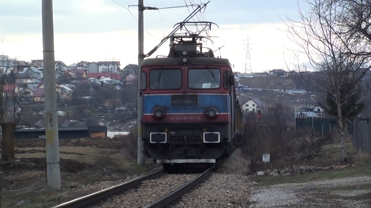 Tren de marfa GFR se apropie de Suceava cu EA1022 si impins de DA1540 ...