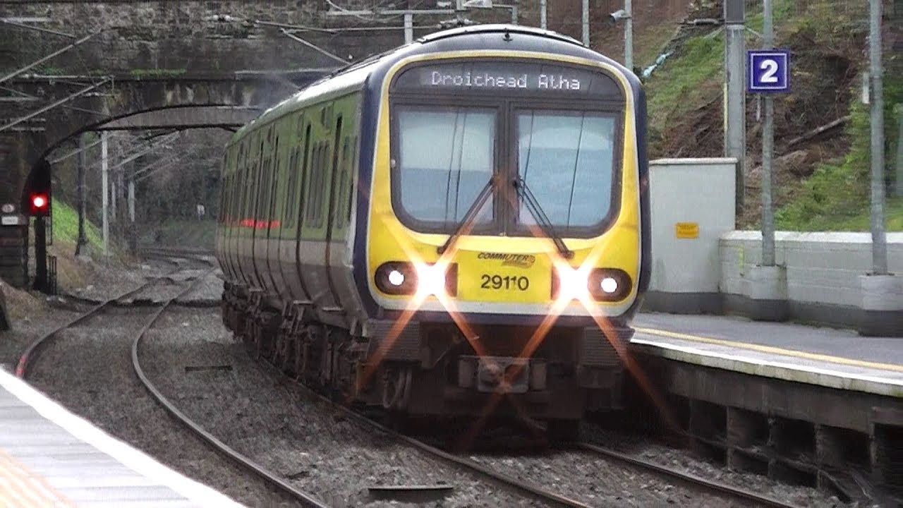 IE 29000 Class DMU Train number 29110 - Killester Station, Dublin - YouTube
