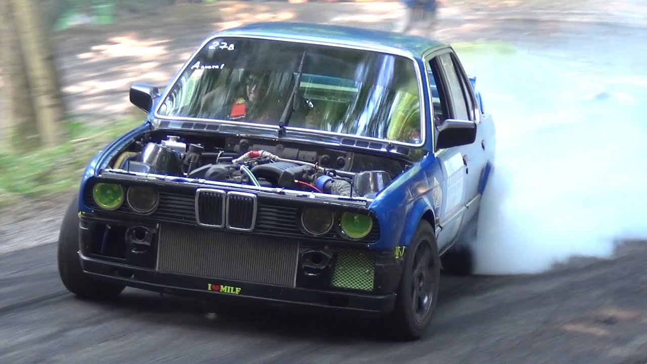 BMW E30 Drifting on Mountain Touge! - 6-Cylinder M52 Engine Swap! - YouTube