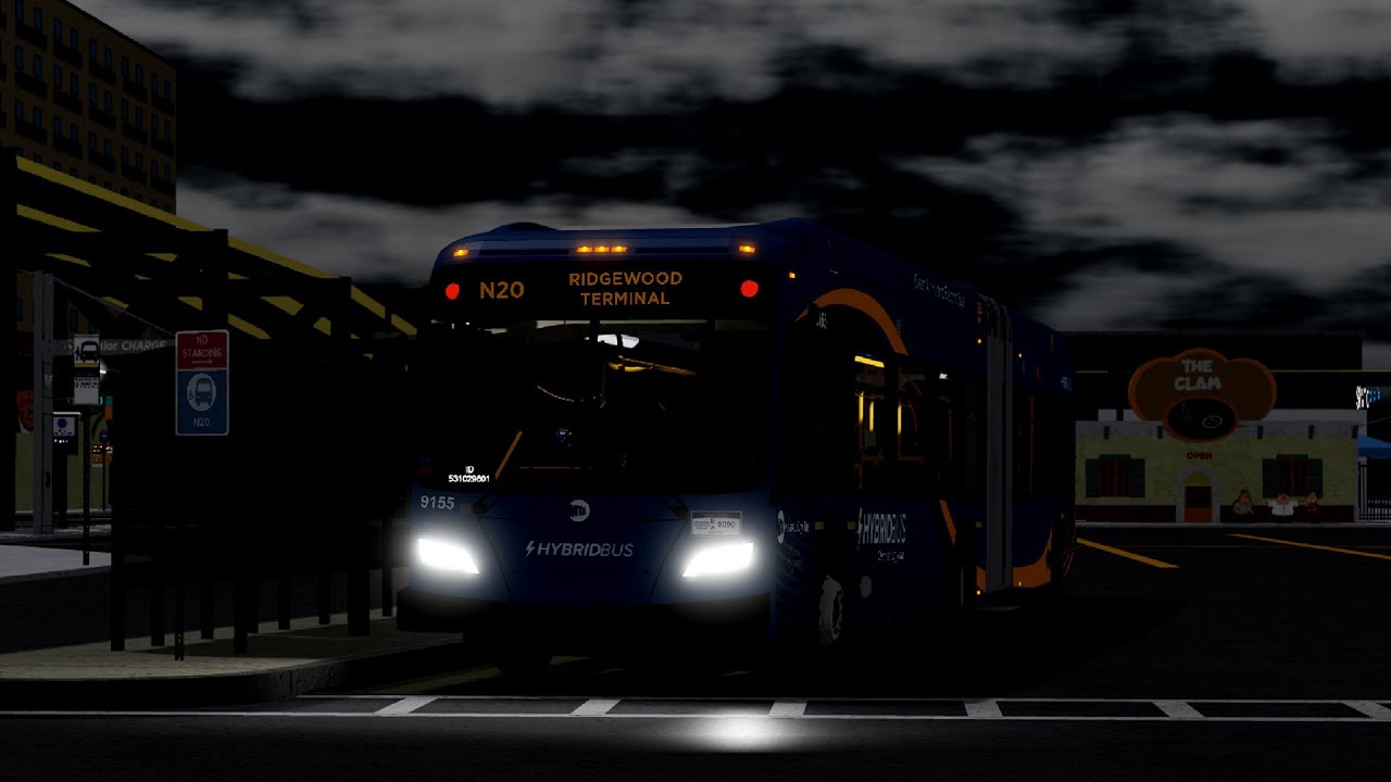 MTA / Nassau City Bus (Roblox) | New Flyer XDE60 9155 on the N20 to ...
