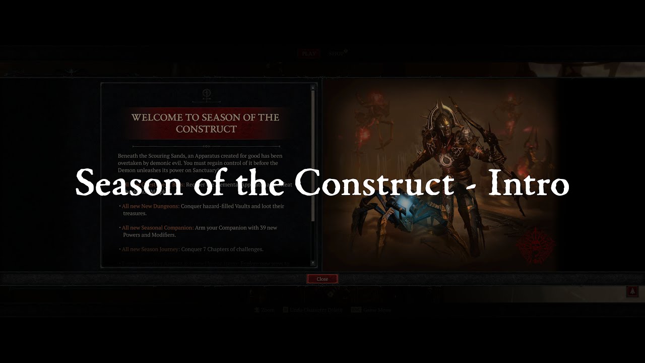 Season of the Construct - Intro - YouTube