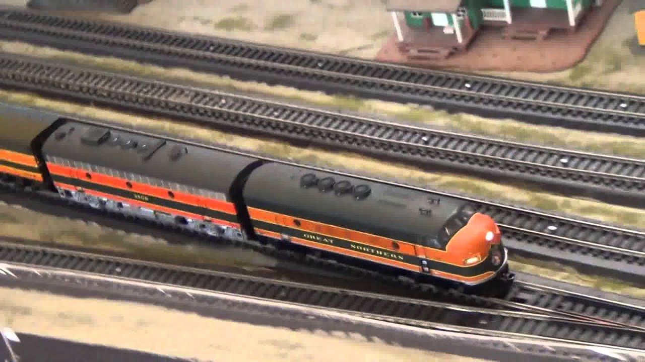 HO Scale Great Northern Empire Builder - YouTube