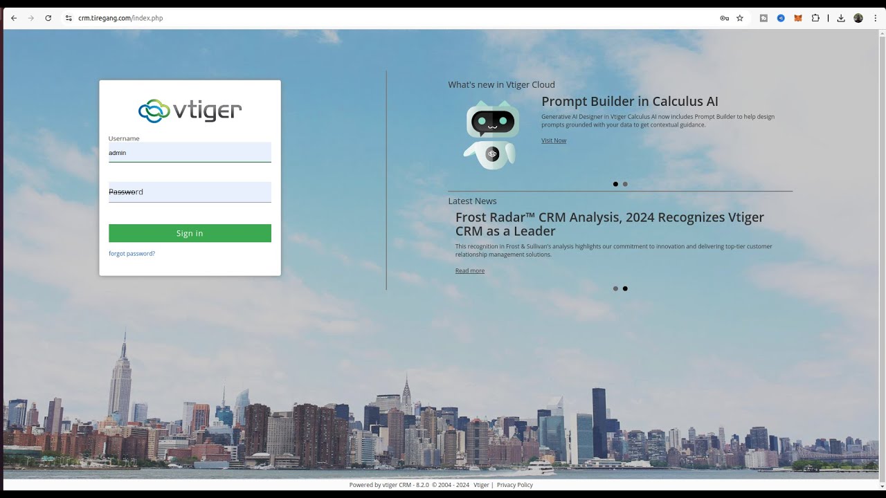 How To Setup Vtiger CRM Domain - YouTube