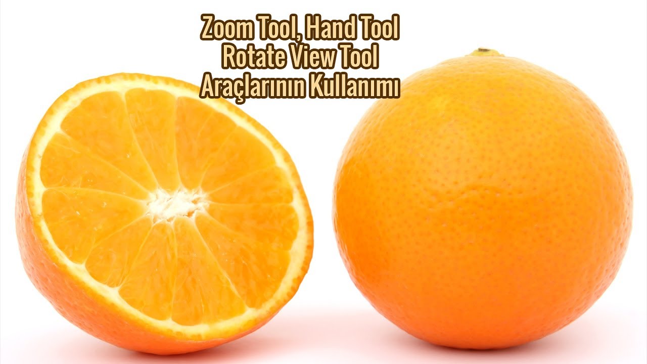 Photoshop ile Görsel Tasarım Dersleri 4: Zoom, Hand ve Rotate View Tool ...