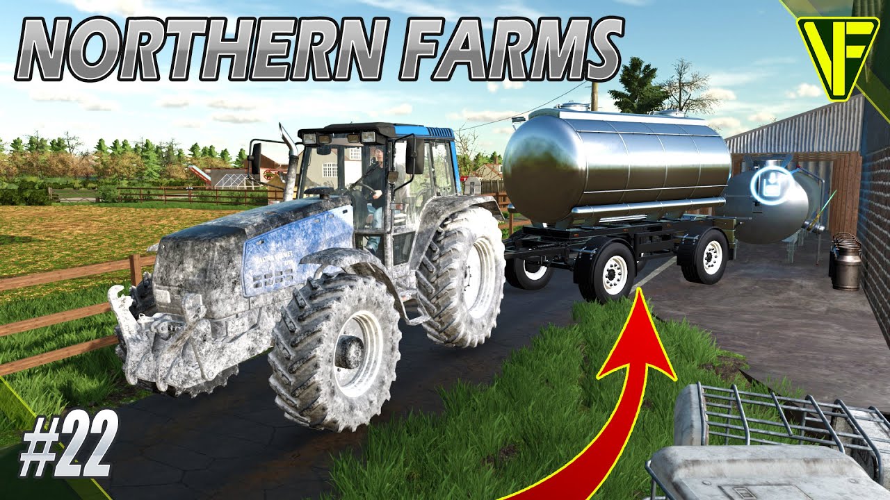 Selling The First Milk! | Northern Farms | FS22 Start From Scratch ...