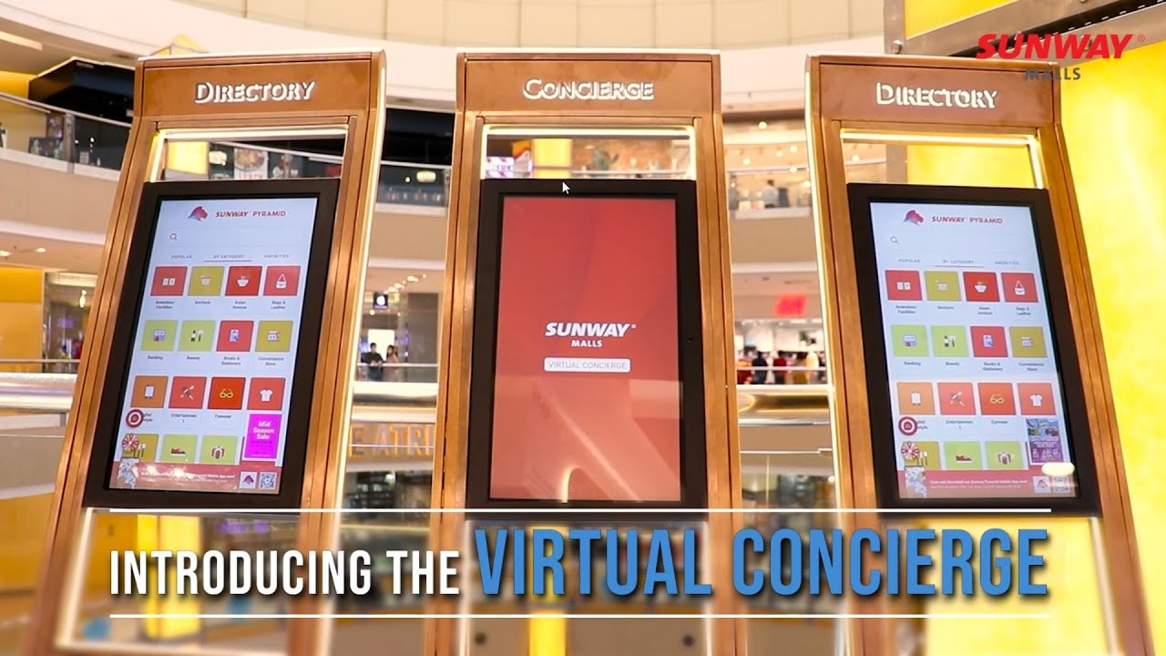 Malaysia's First Mall Virtual Concierge at Sunway Malls - YouTube