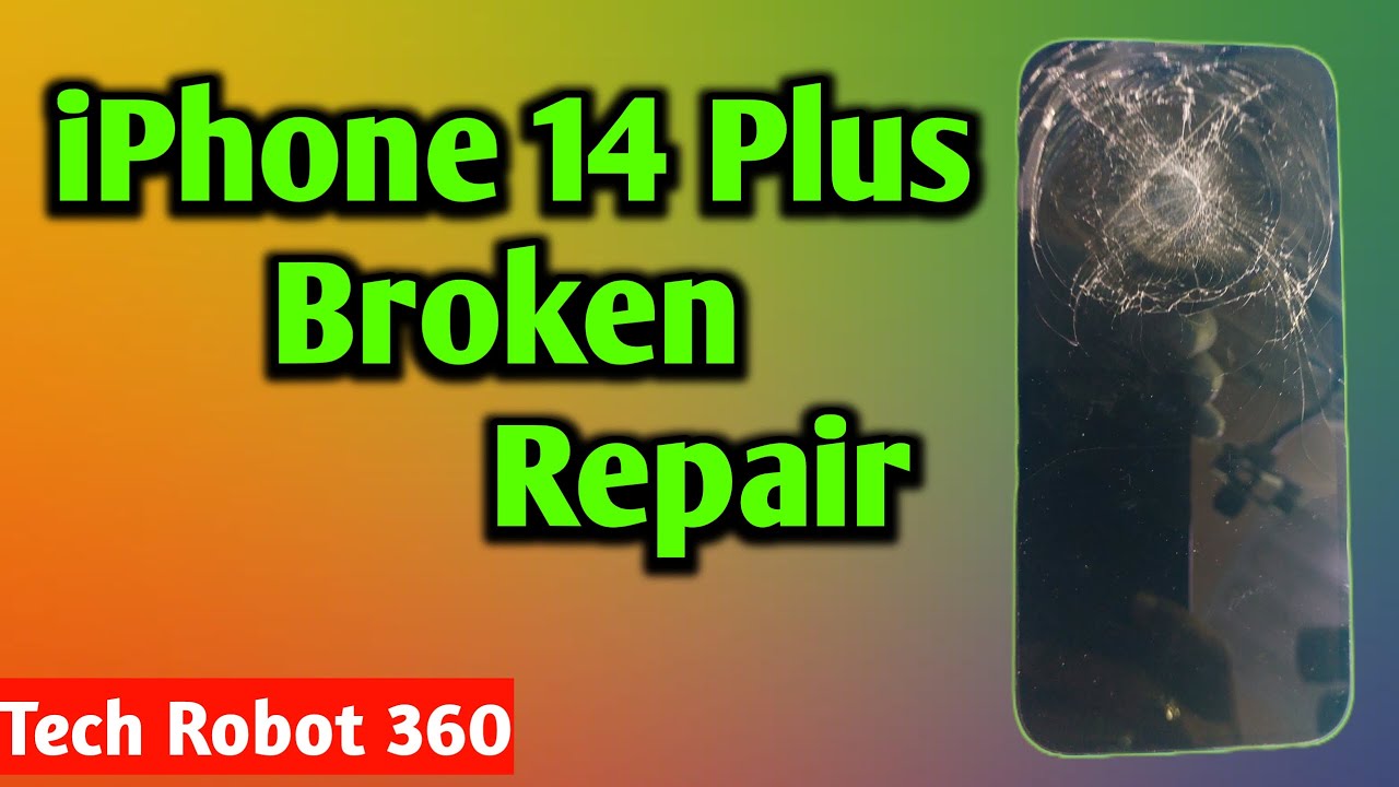 IPhone 14 Plus Back Glass and Display Replacement Full Repair. - YouTube