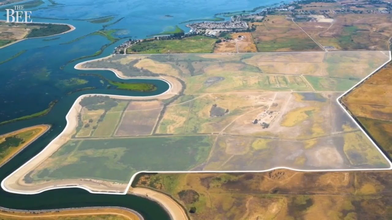 See Aerial View Of The Chunk Of Delta Island For Sale Via Auction - YouTube