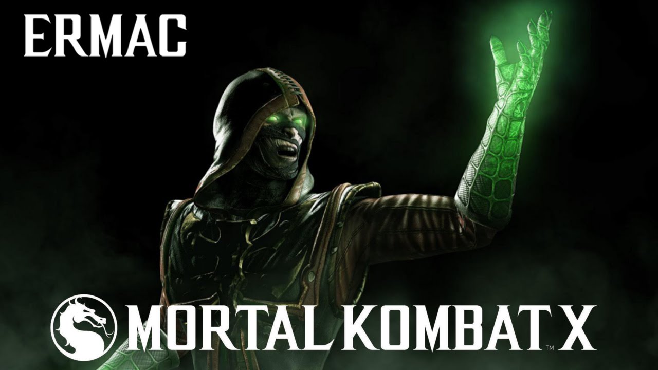 Mortal Kombat X - Ermac (Intro, X-Ray and Fatalities) - YouTube