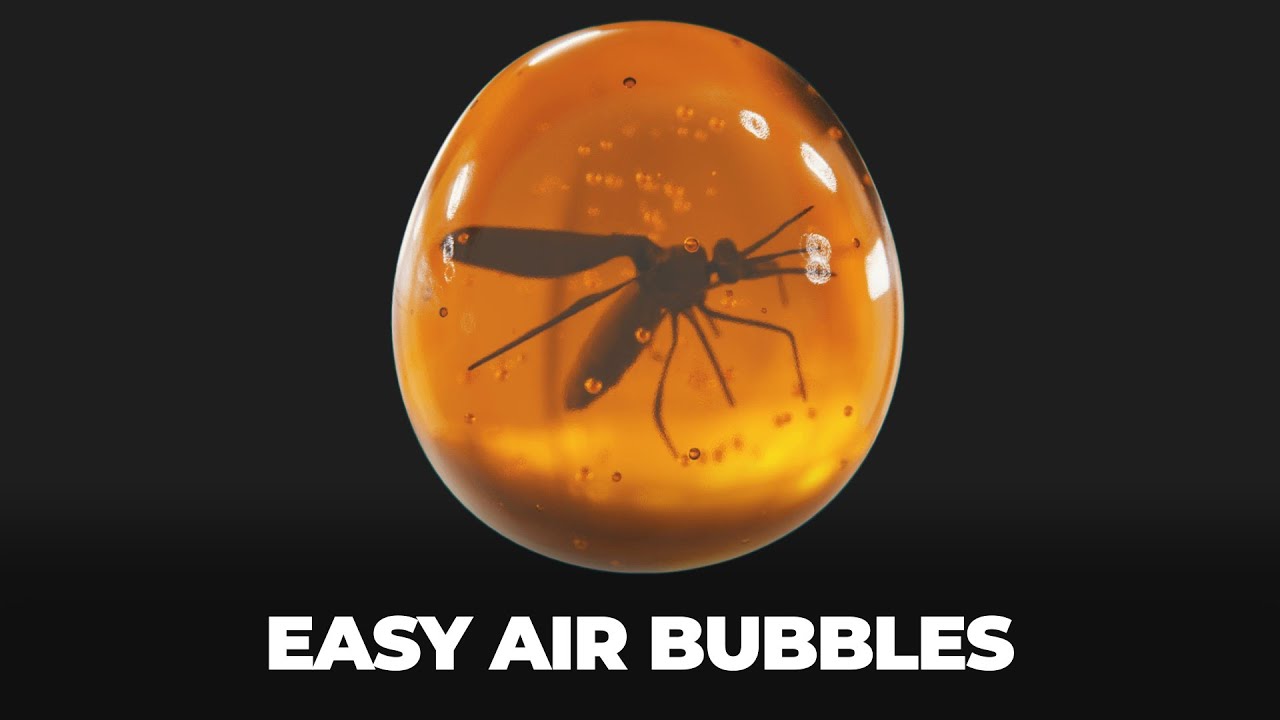 Blender 3D - EASY Air Bubbles - YouTube