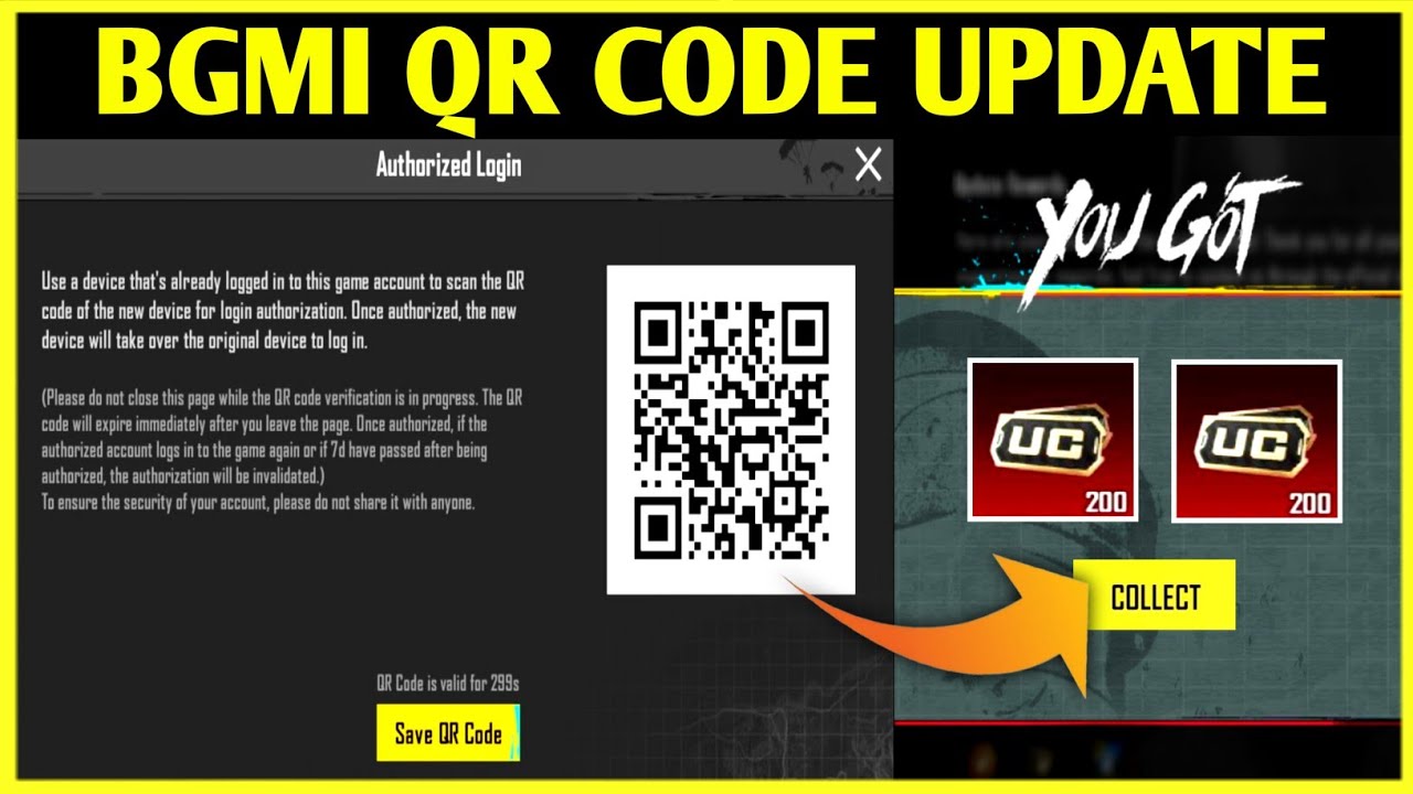 BGMI QR CODE NEW UPDATE😍 | 340 UC IN 85rs ? - YouTube