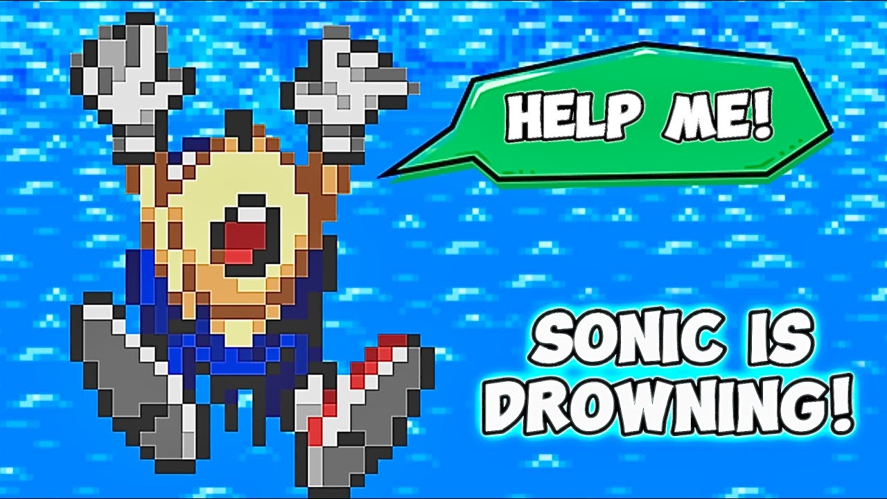 Sonic Drowning | Sprite Animation - YouTube