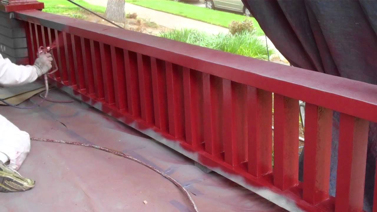 railing spray - YouTube