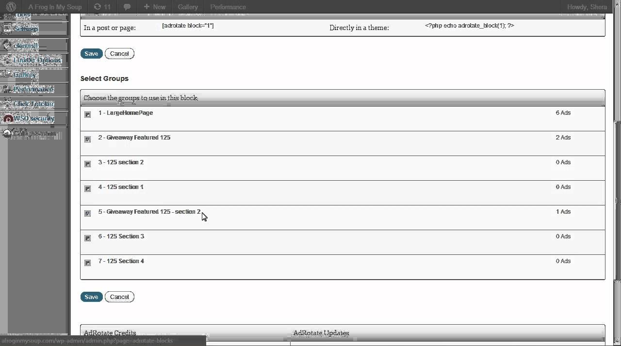 Mom Blog Central Wordpress Tutorials - Ad Rotate plugin 2 - YouTube