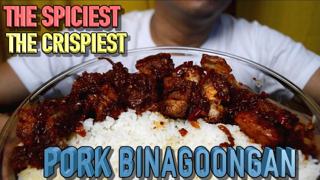 CRISPY PORK BINAGOONGAN SPICY - YouTube
