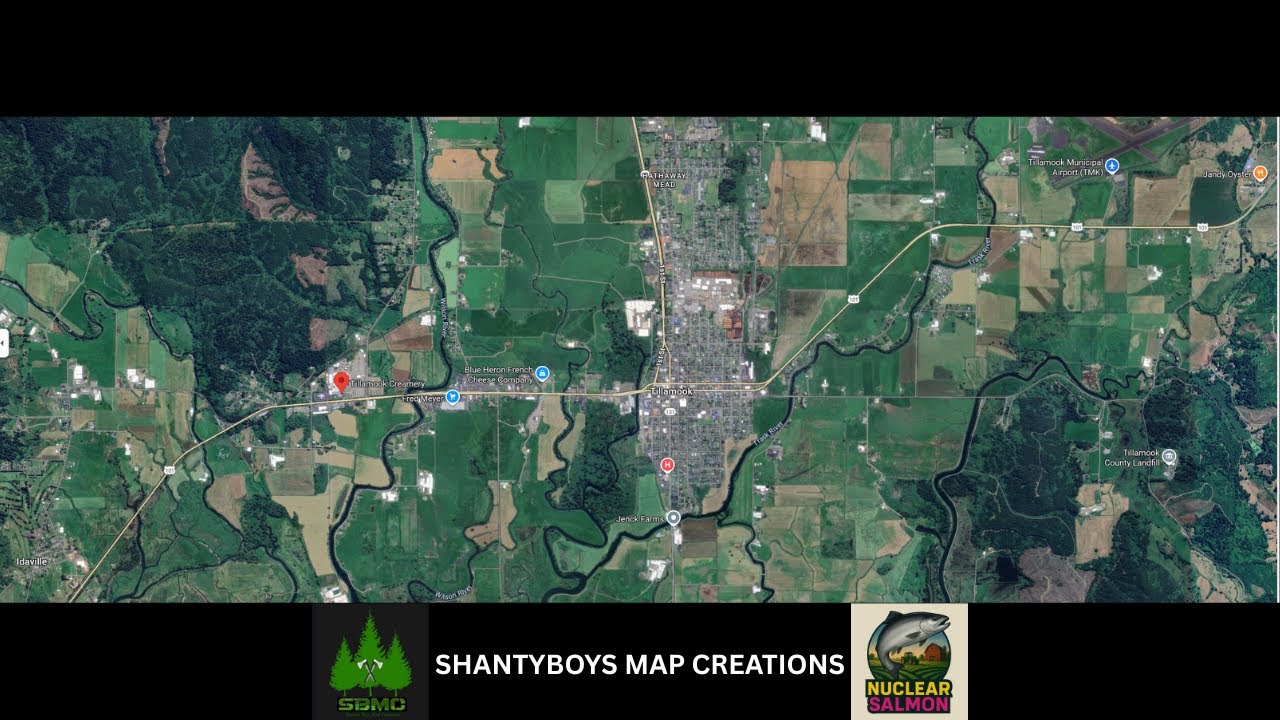 Live Map Making "Tillamook, OR" FS25 - YouTube