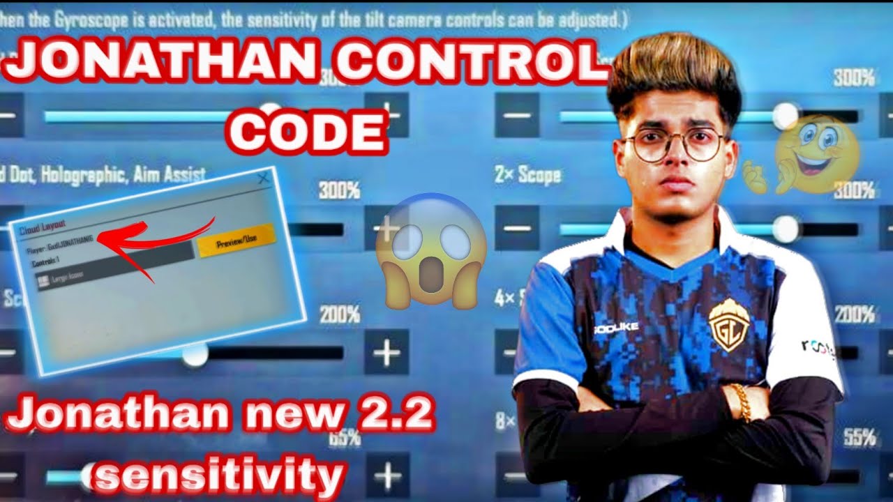 Jonathan control code & Jonathan sensitivity code | Latest 2022 | best ...