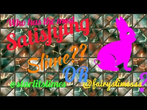 Which one of these slimes is MOST SATISFYING?? (Read Description for the Mechanics)