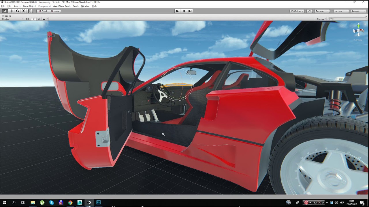 Super car for unity - YouTube