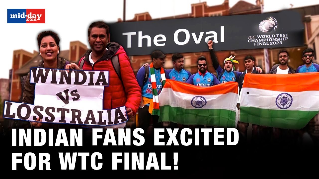 WTC Final 2023: Indian Fans Excited For Ind Vs Aus Clash In London ...