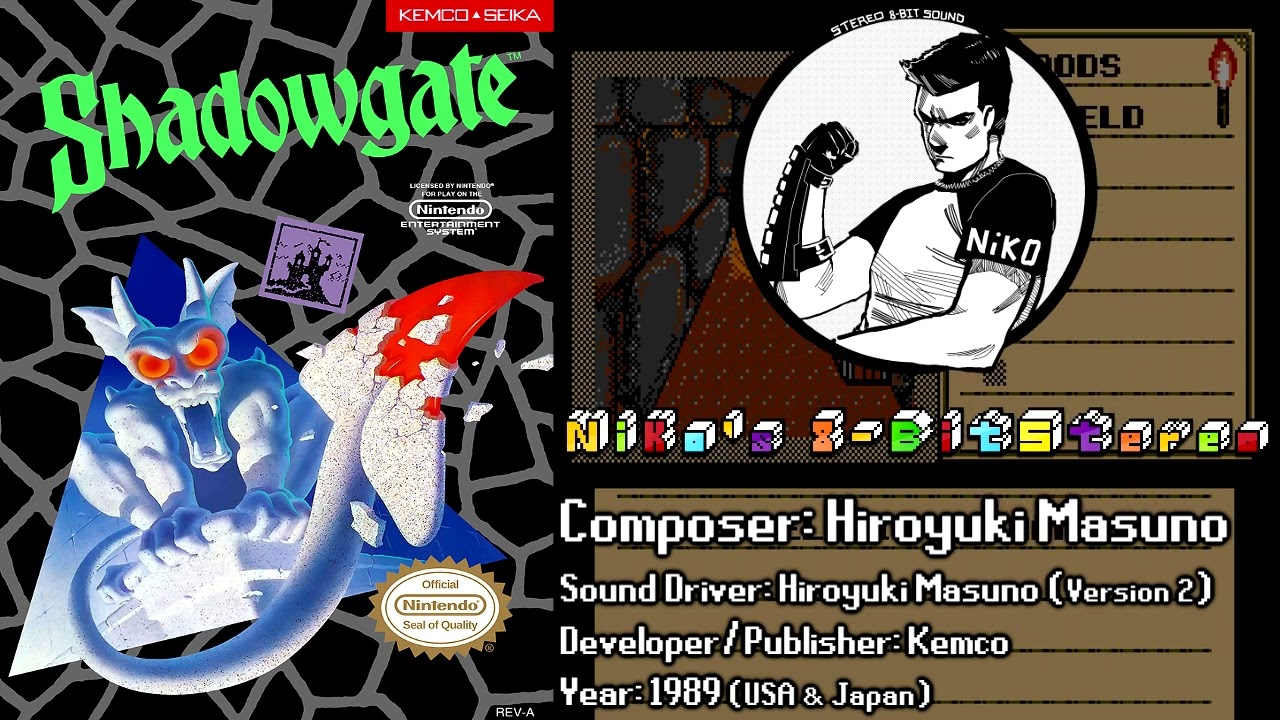 Shadowgate NES Soundtrack 8BitStereo
