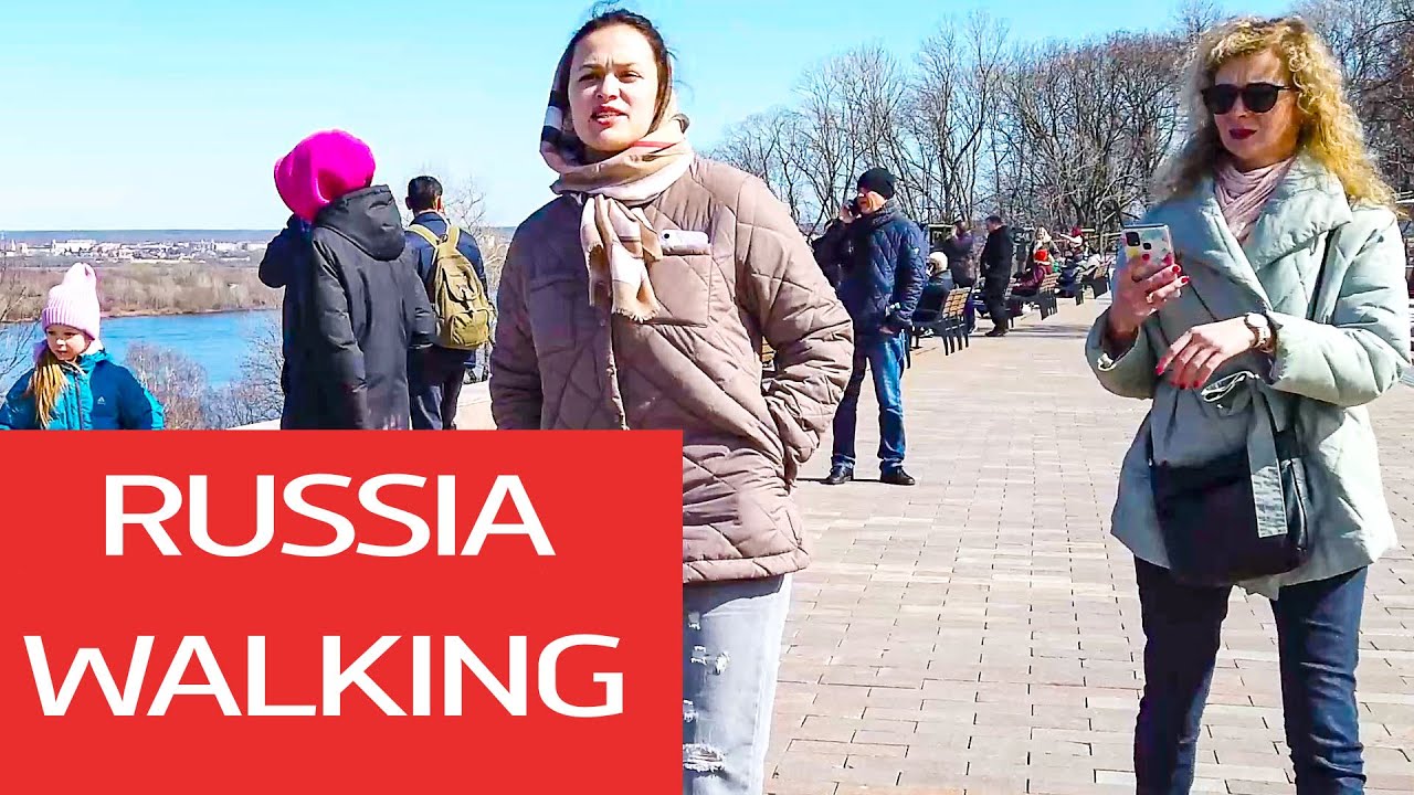Nizhny Novgorod. Kremlin. Russia. Russia walking tour 4k. Russia ...