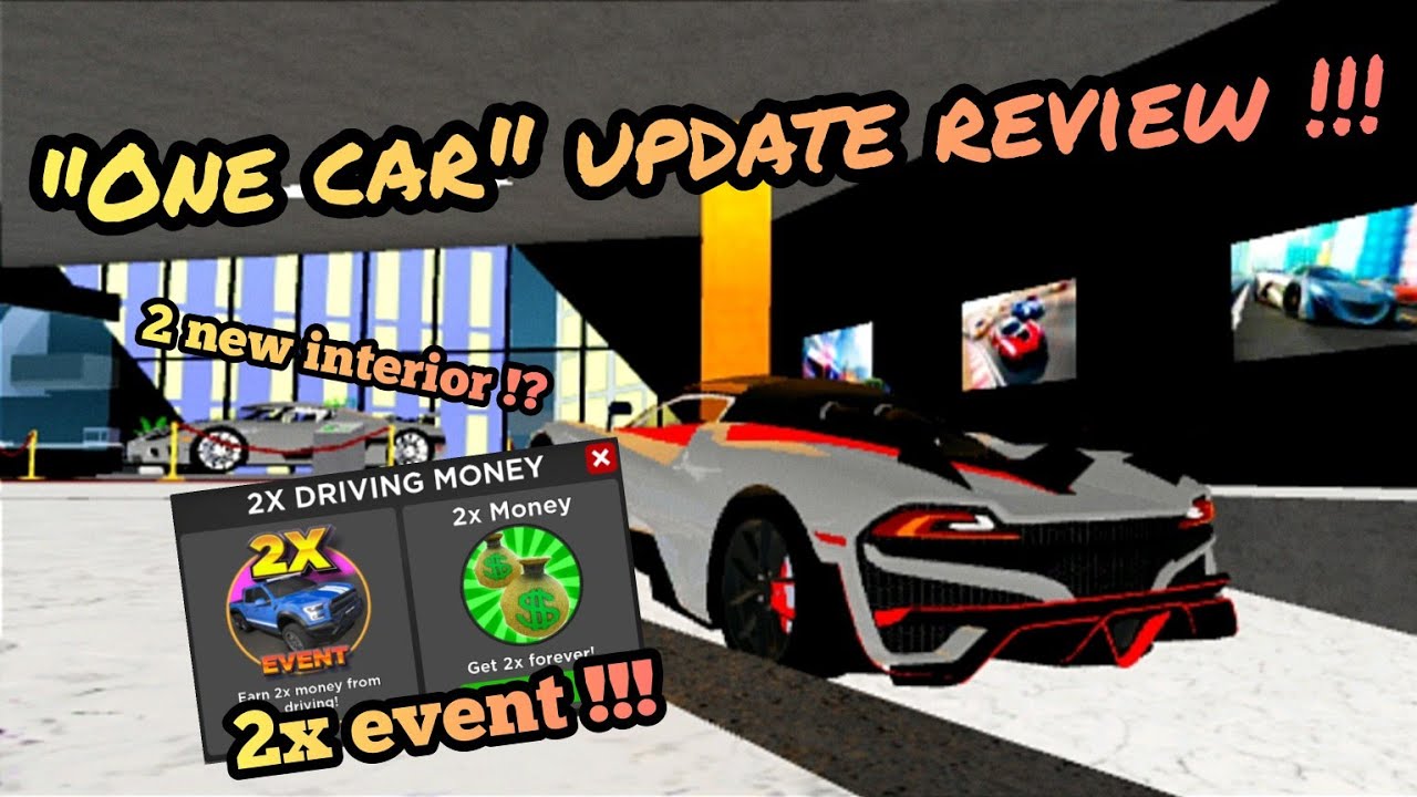 Roblox Car Dealership Tycoon | "One car" update + 2 new interior review ...
