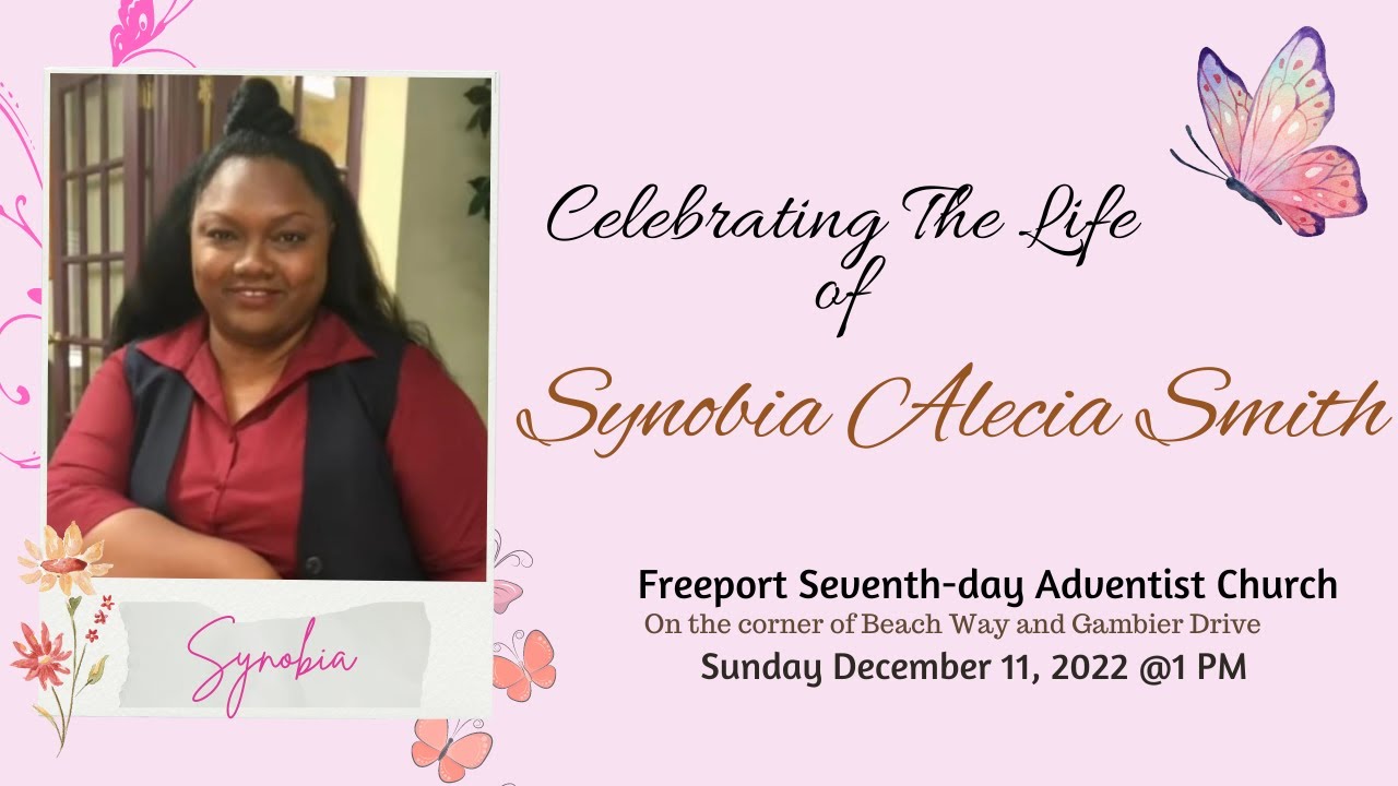 Sunday 11th DECEMBER 2022 @1:00 PM | Funeral Service for Synobia Alecia ...