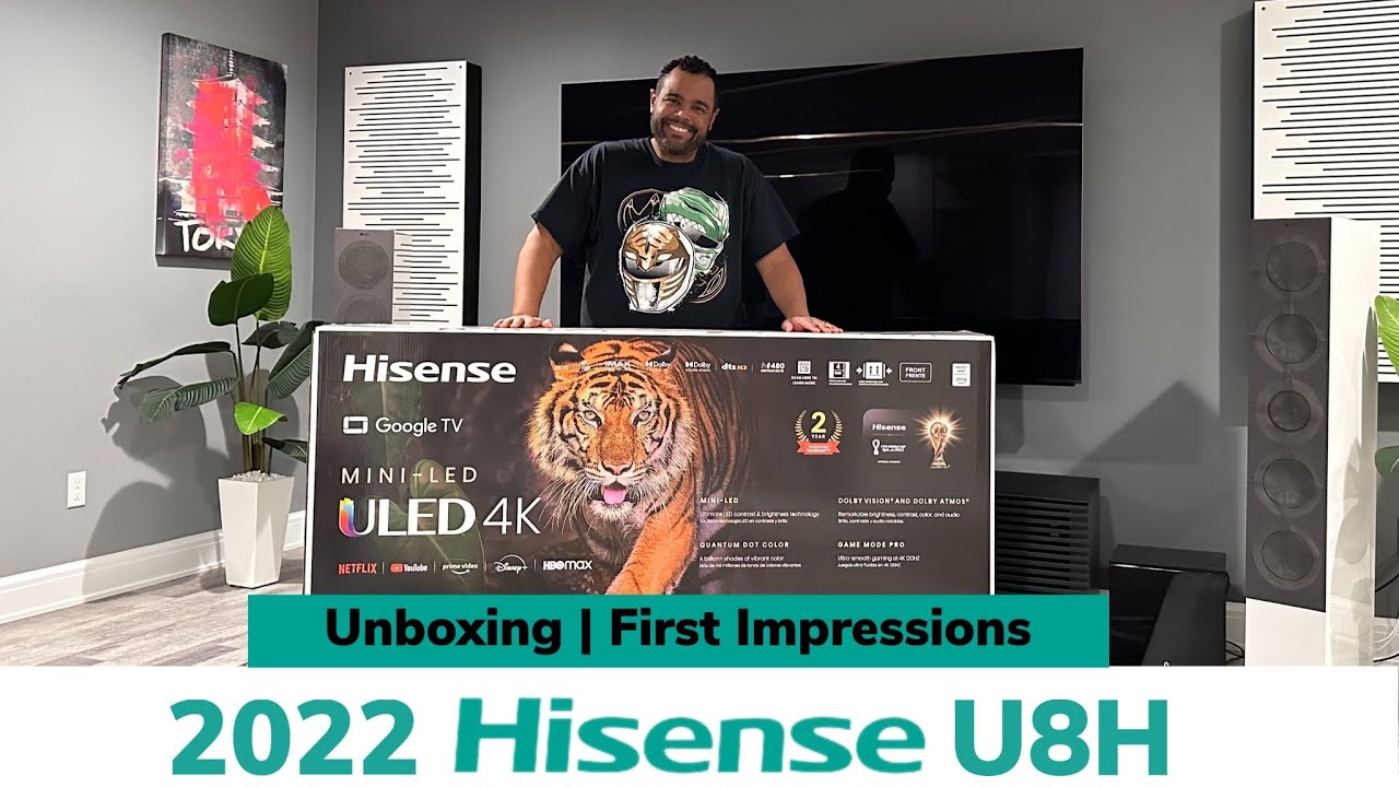 Hisense U8H Mini LED TV Unboxing | First Impressions - YouTube