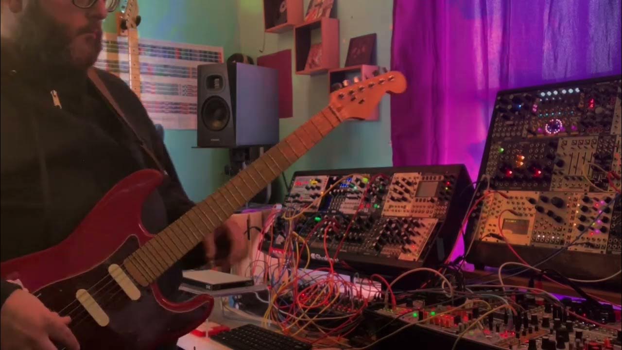 Microtonal Guitar & Modular Synth Improvisation (Processed by Morphagene, Rainmaker) - YouTube