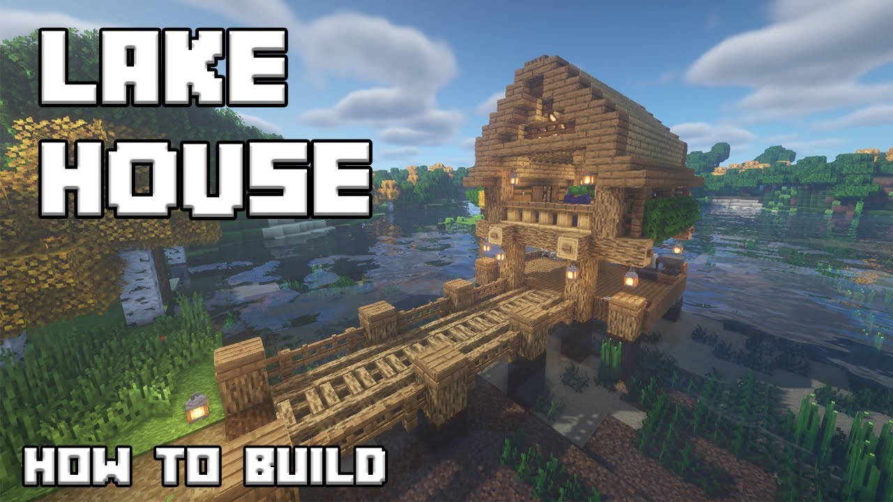 How To Build a River House in Minecraft | Minecraft Tutorial Small ...