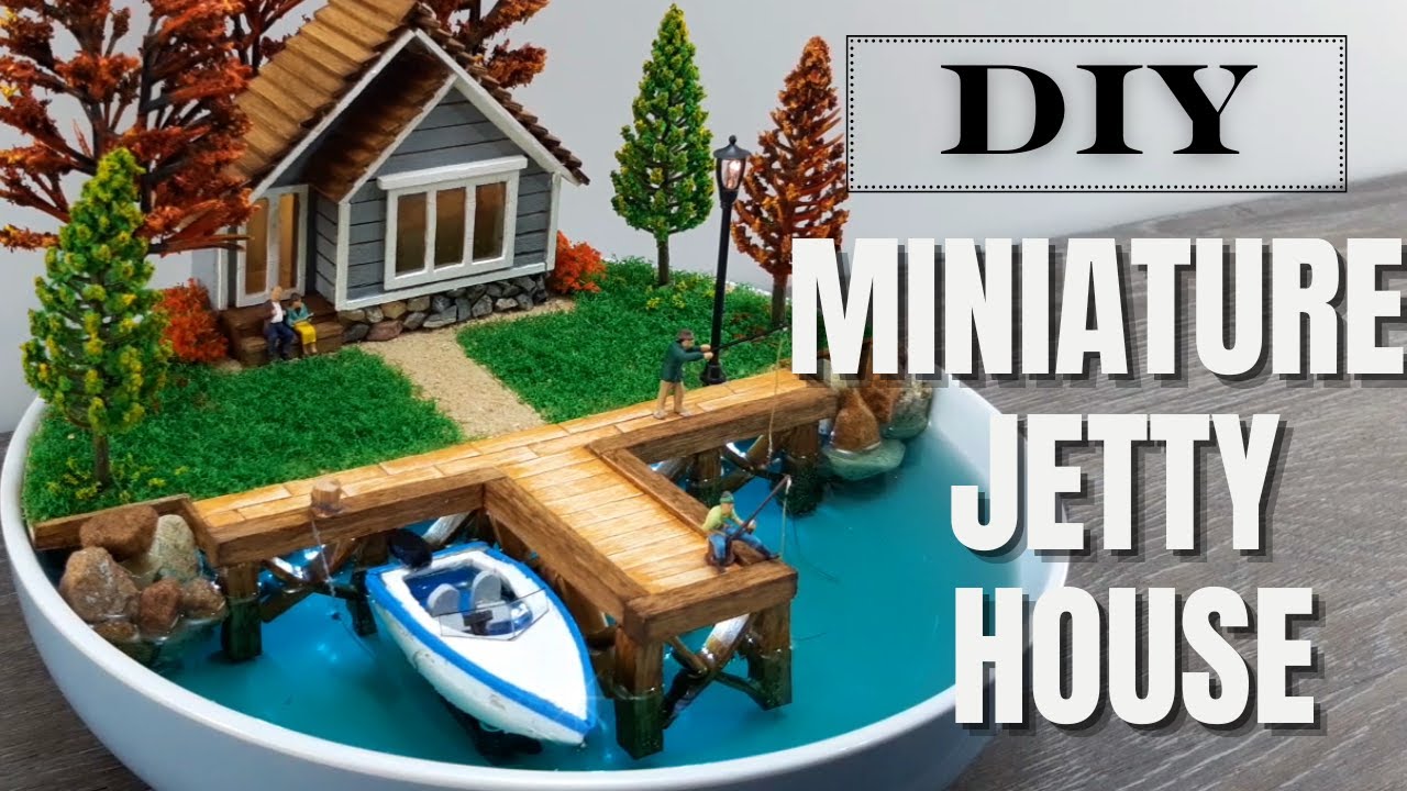 DIY Miniature Jetty House - YouTube