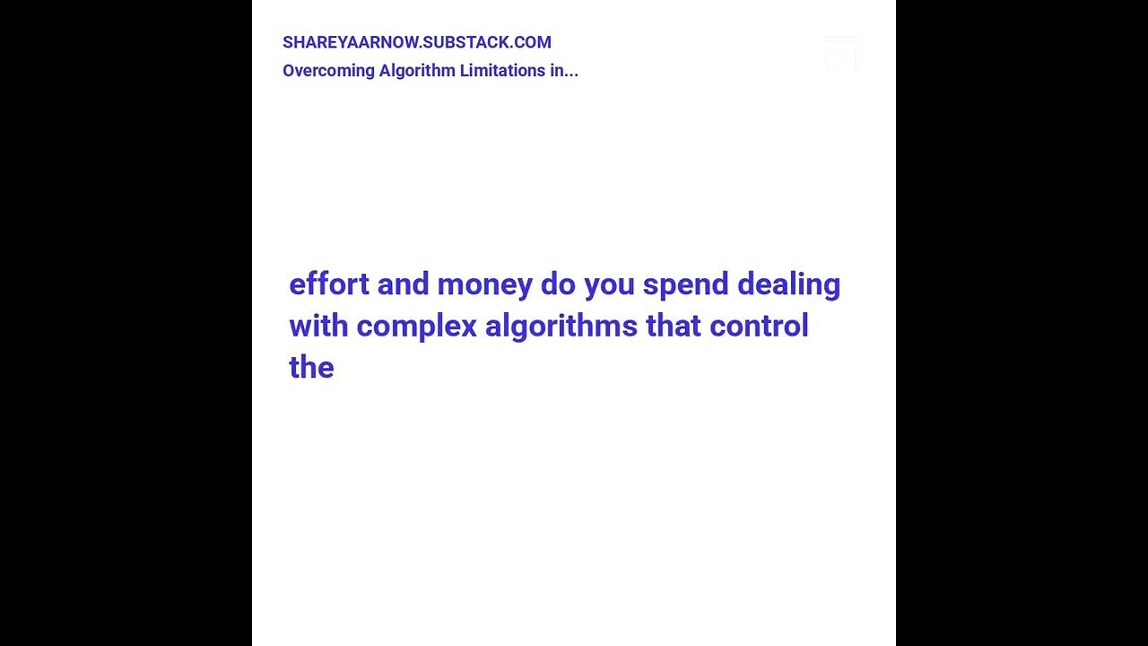 Event Marketing Insights: Overcoming Algorithm Limitations in Digital Marketing for Your Events ...